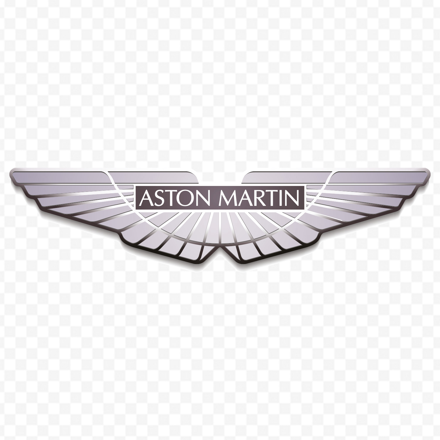 Aston Martin Logo Relief - Sticarz