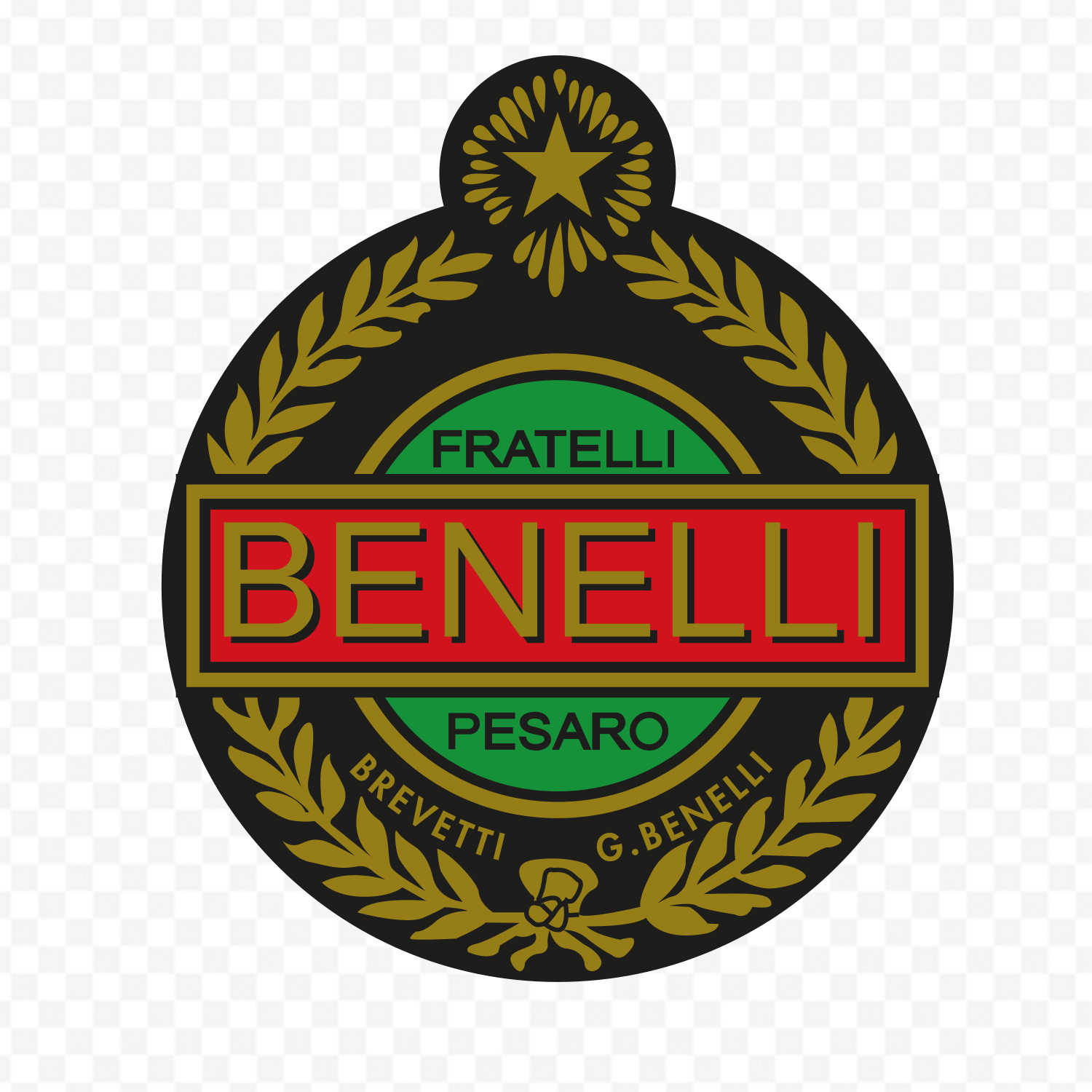 Benelli Logo Classique - Sticarz