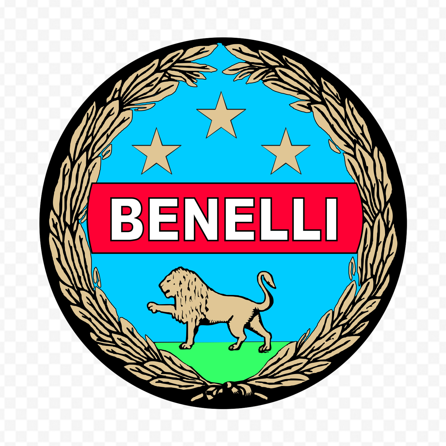 Benelli Logo Vintage - Sticarz
