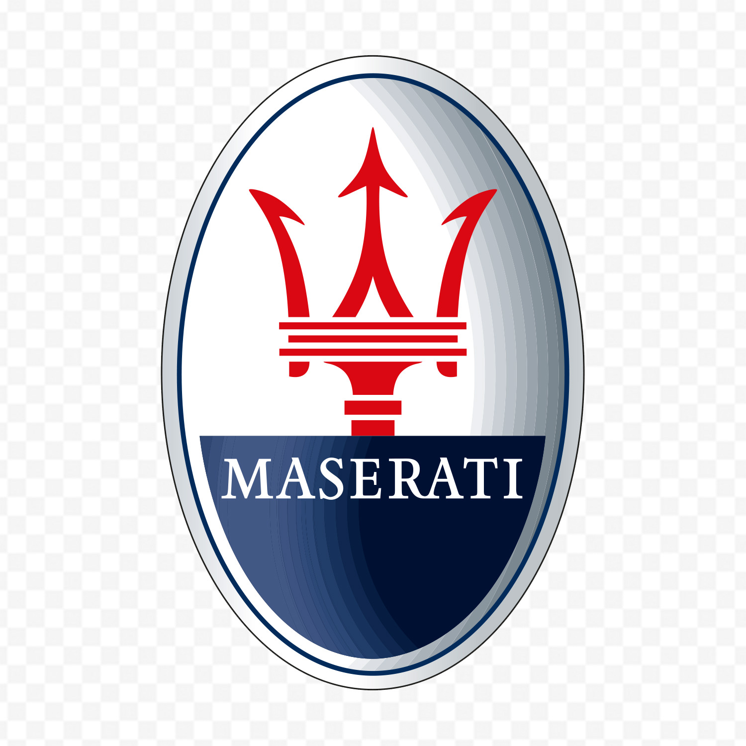 Maserati Logo Relief - Sticarz